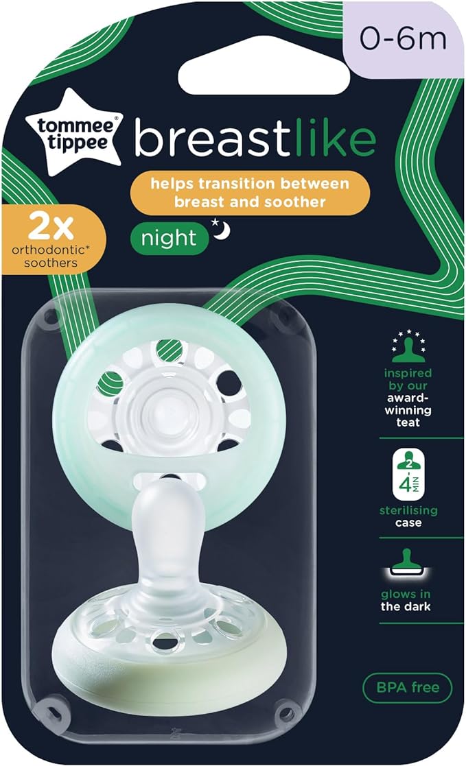 Chupones Breast-Like Night 0-6M x 2 unidades – SOFT PERU